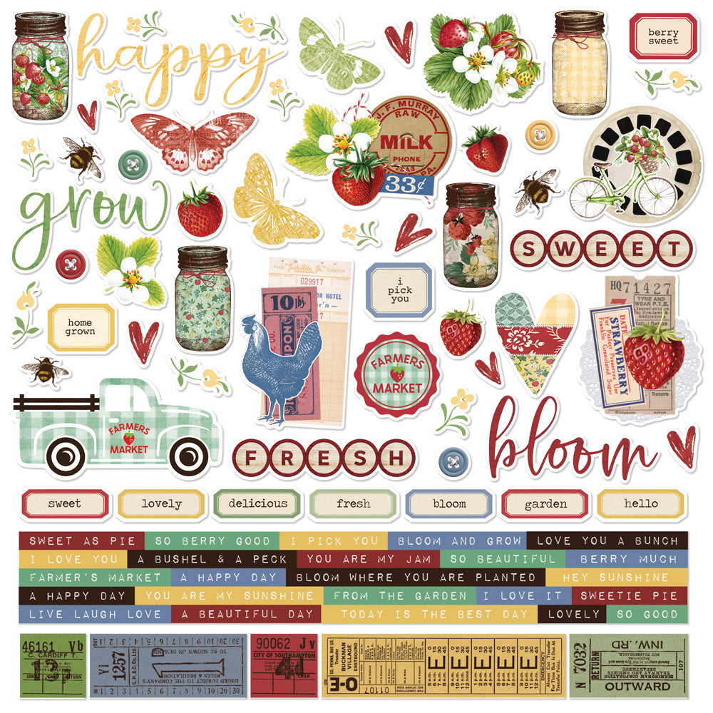 Simple Vintage Berry Fields - Rise and Shine – Simple Stories