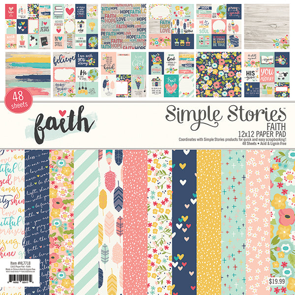 Faith 12x12 Paper Pad – Simple Stories