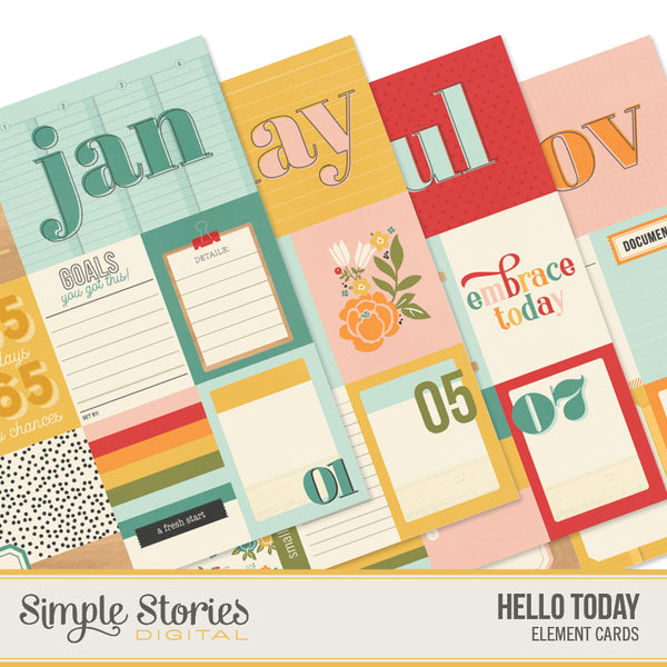Hello Today Digital Elements – Simple Stories