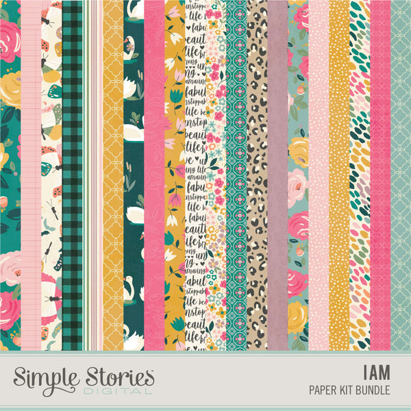 I Am Digital Paper Kit – Simple Stories