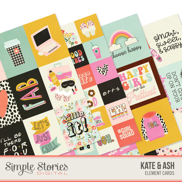 Kate & Ash Digital Elements – Simple Stories